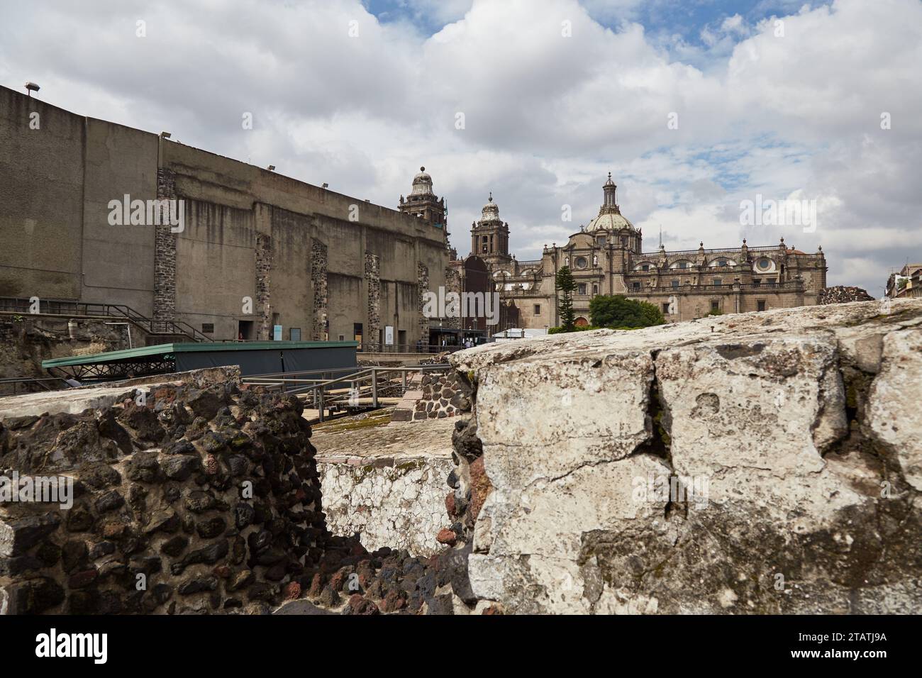 The ruins of Templo Mayor in Mexico City, once home to the most sacred ...