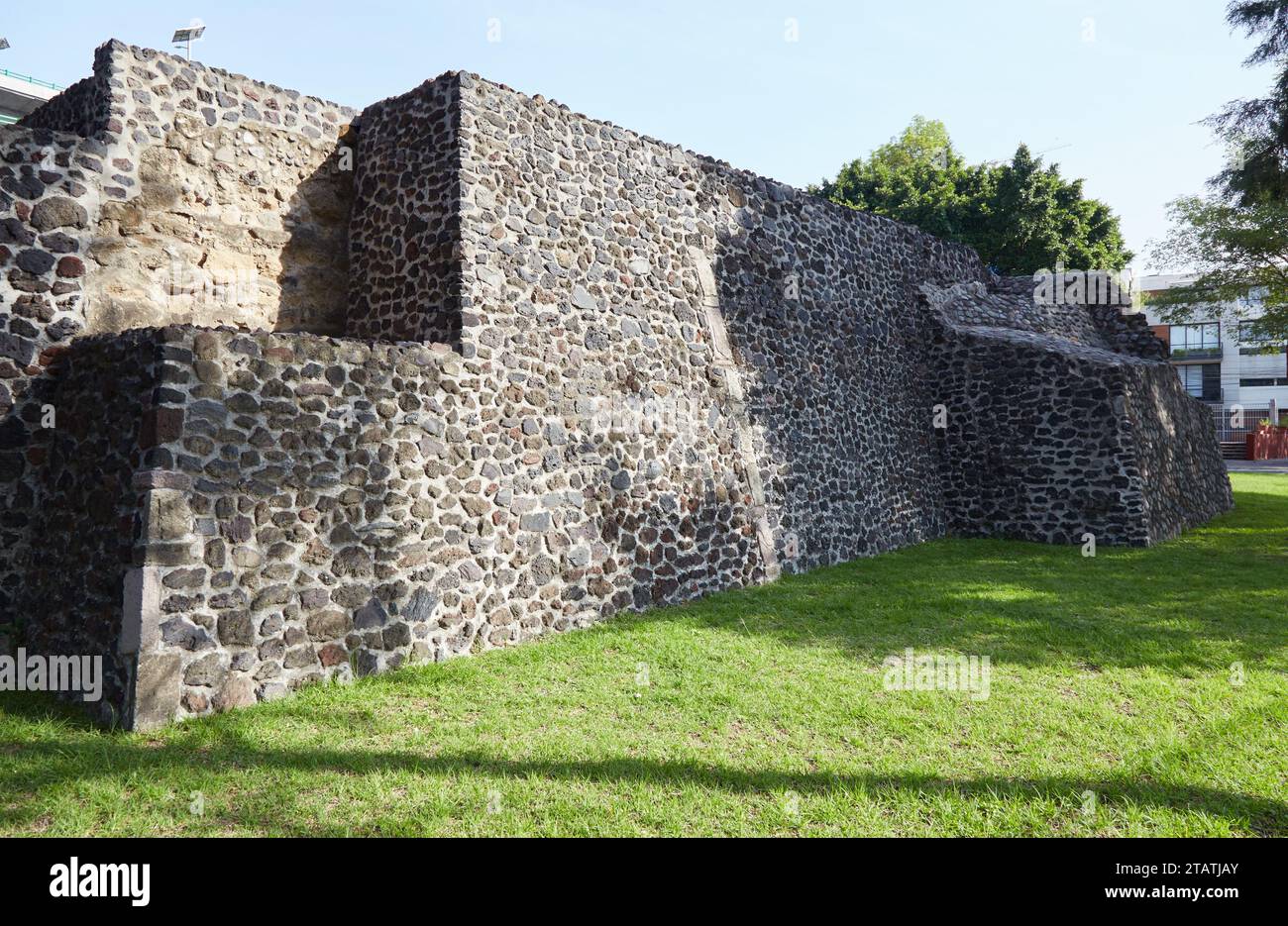 The overlooked Aztec ruins of Mixcoac in Mexico City Stock Photo - Alamy