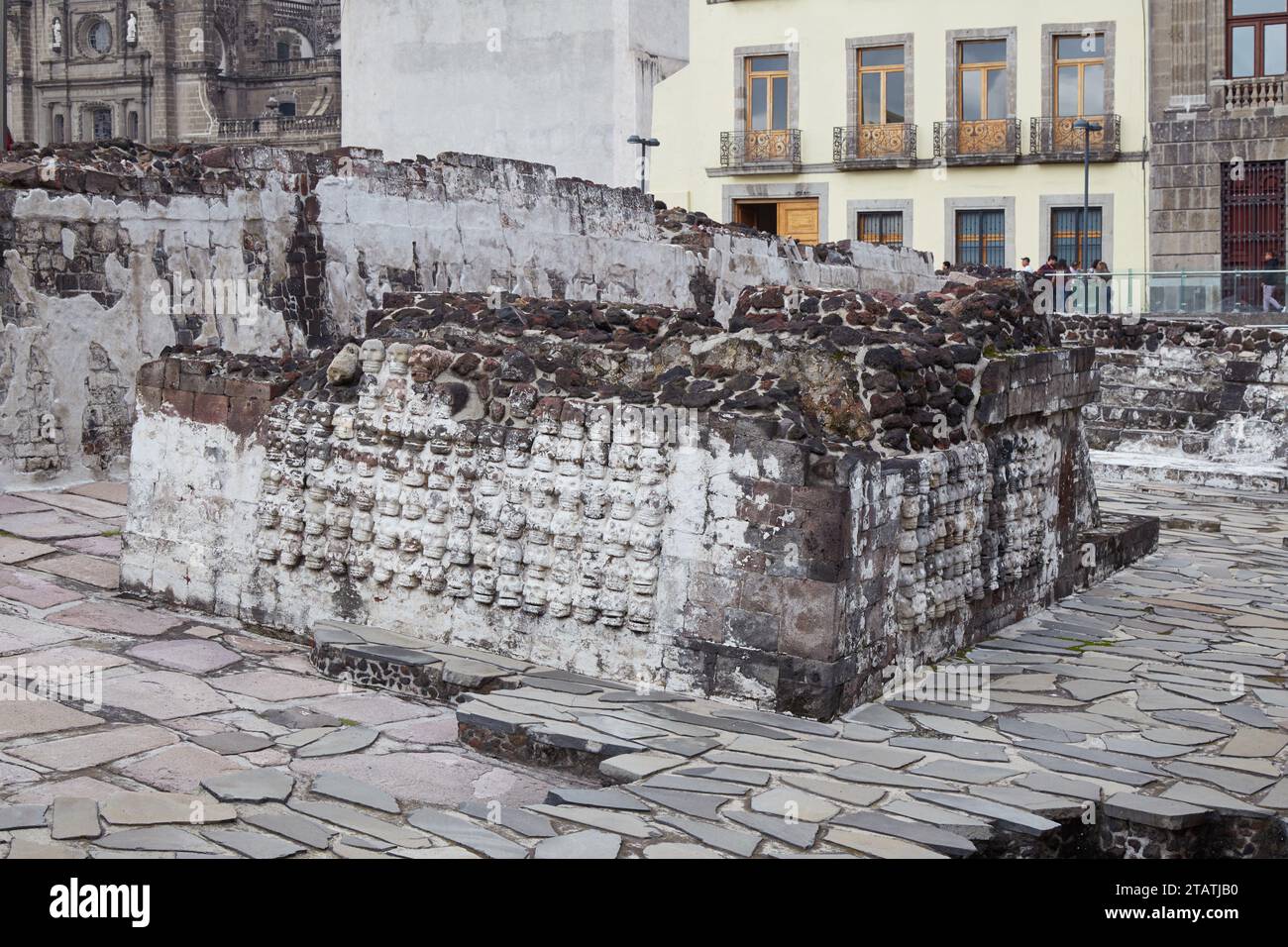 The ruins of Templo Mayor in Mexico City, once home to the most sacred ...