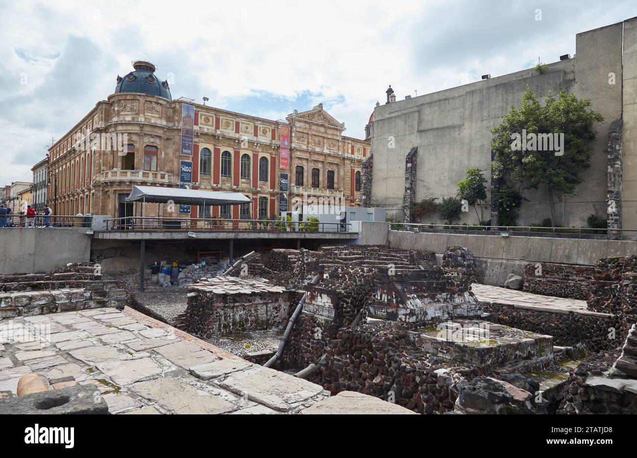 The ruins of Templo Mayor in Mexico City, once home to the most sacred ...