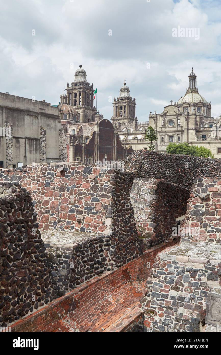 The ruins of Templo Mayor in Mexico City, once home to the most sacred ...
