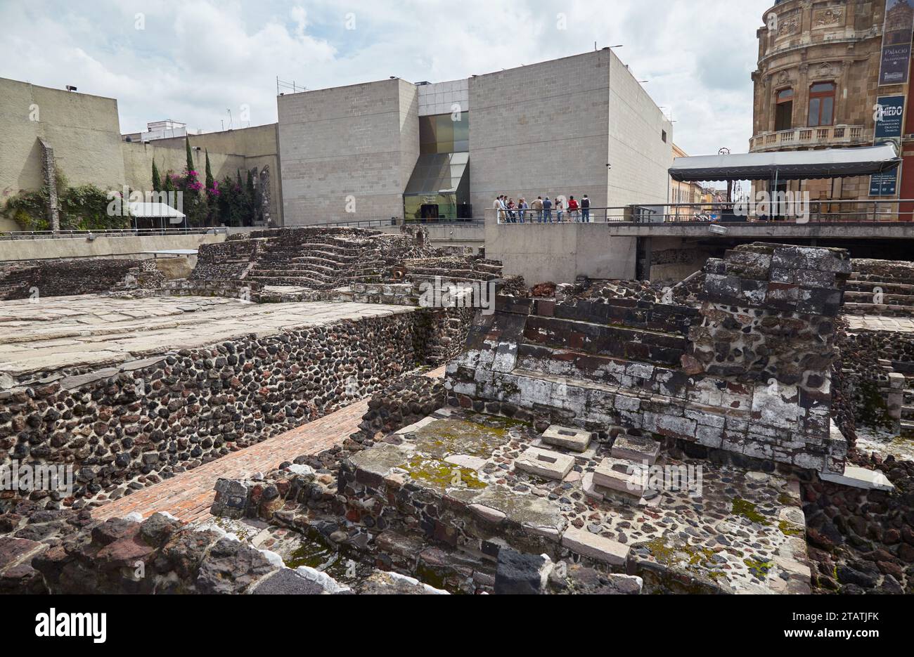 The ruins of Templo Mayor in Mexico City, once home to the most sacred ...