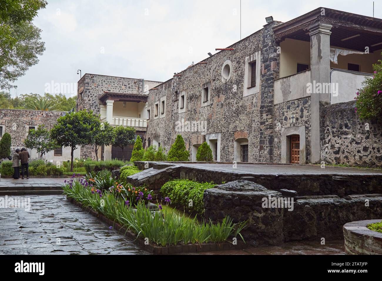 The Convent of Churubusco in Mexico City, created with stones from old ...