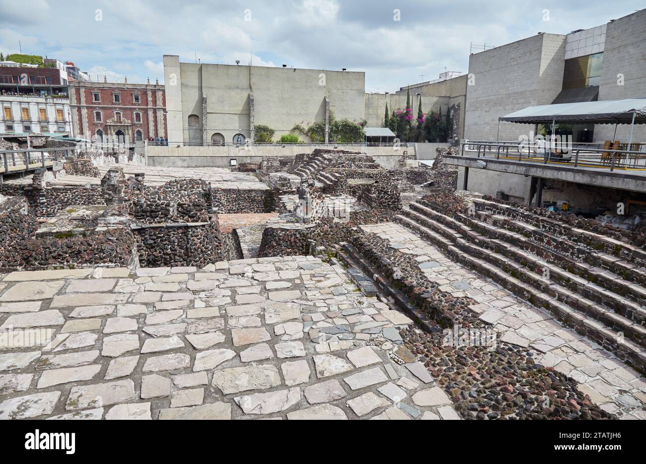 The ruins of Templo Mayor in Mexico City, once home to the most sacred ...