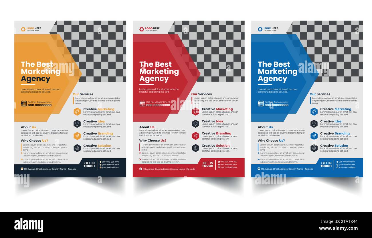 Corporate Flyer Template, Creative Business Leaflet Layout for ...