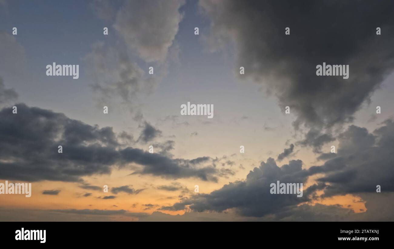 pretty sunrise golden clouds on the sky bg - photo of nature Stock ...