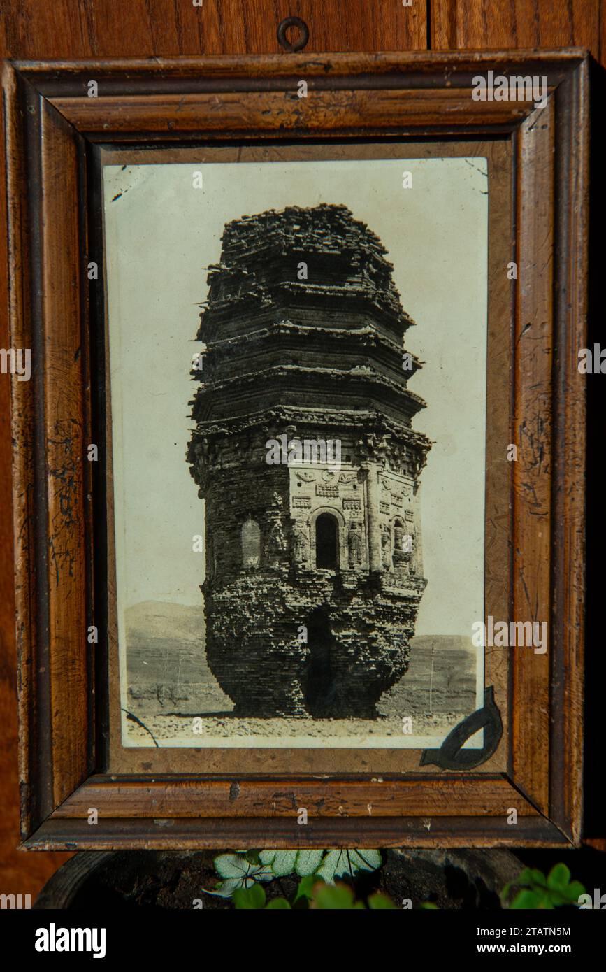 The ancient pagoda of the Liao Dynasty in Lingyuan Shibali Fort in ...