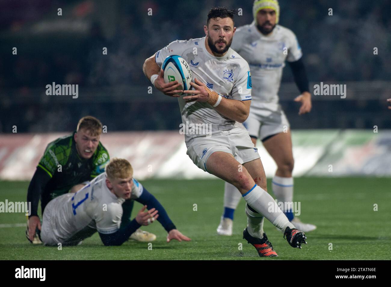 Galway, Ireland. 03rd Dec, 2023. Robbie Henshaw of Leinster during the ...