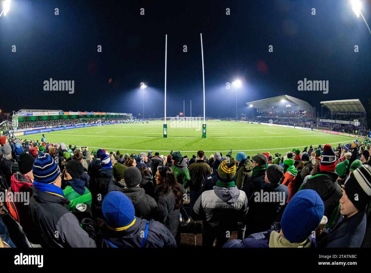 Galway, Ireland. 03rd Dec, 2023. A general view of The Sportsground ...