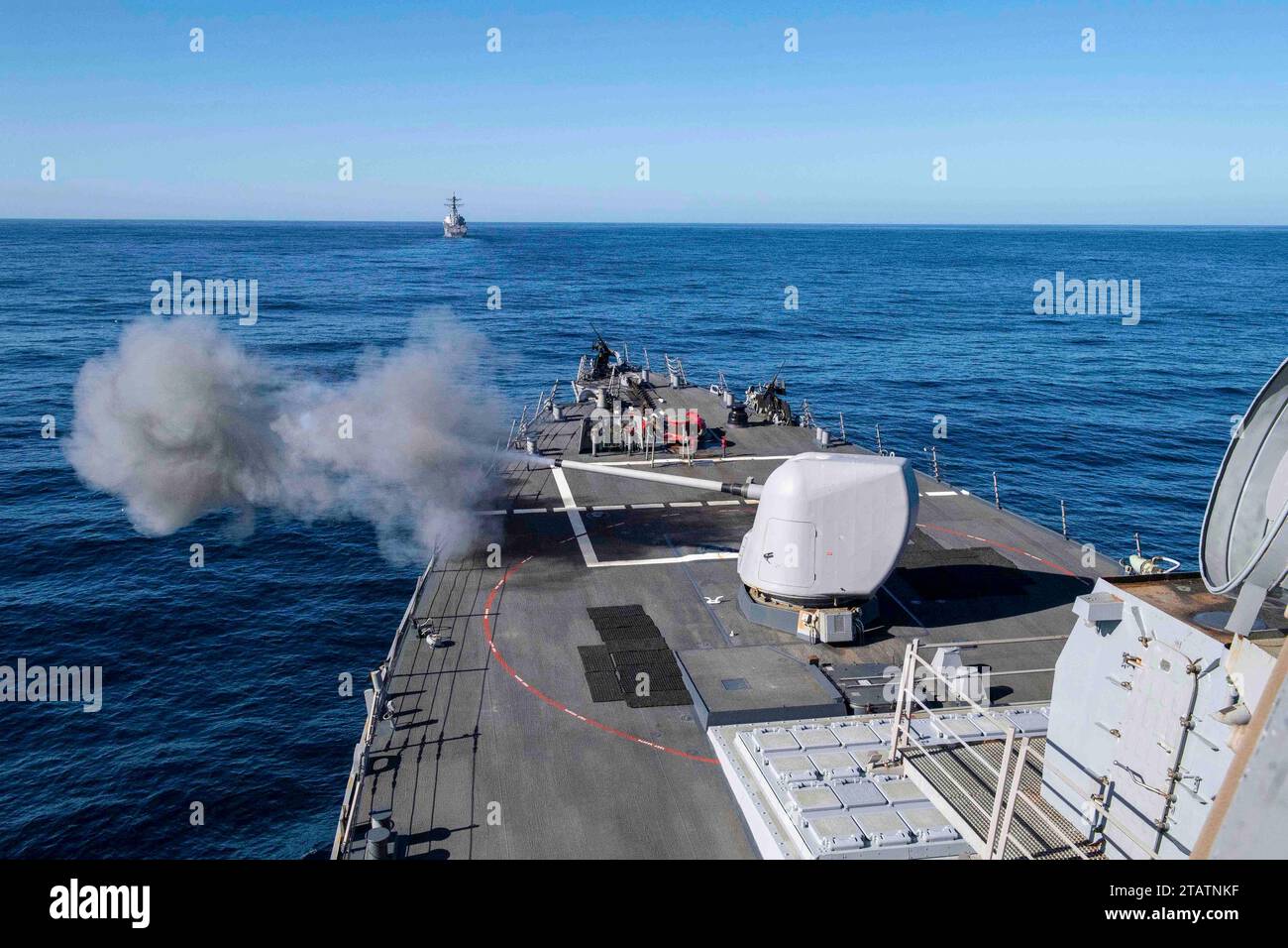 Pacific Ocean. 20th Nov, 2023. The Arleigh Burke-class guided-missile ...
