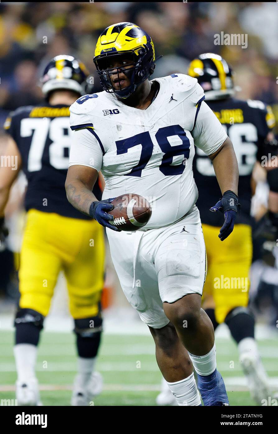 INDIANAPOLIS, IN - DECEMBER 02: Michigan Wolverines defensive lineman ...