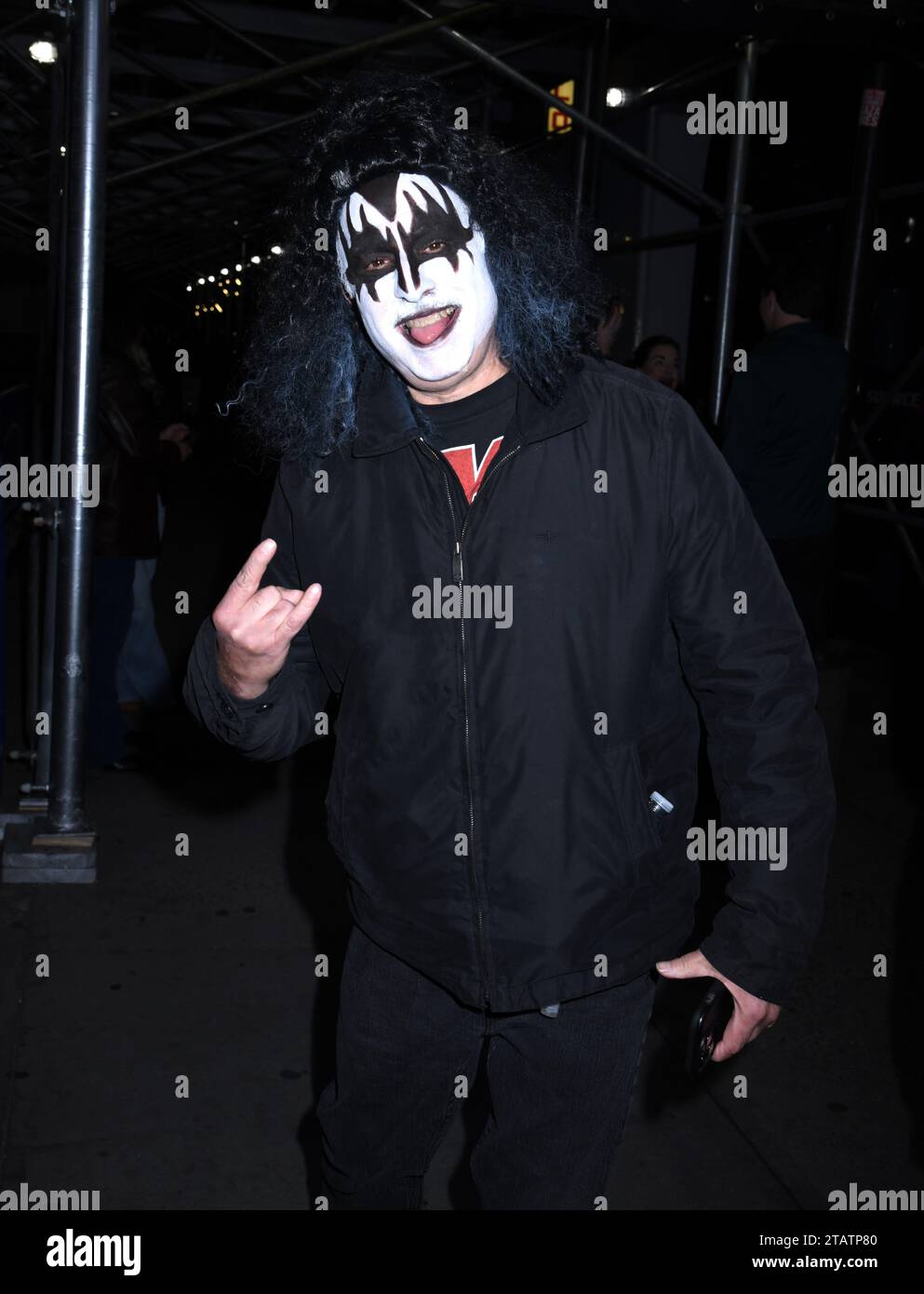 December 2, 2023, New York, New York, USA: Kiss Fans attend the final ...