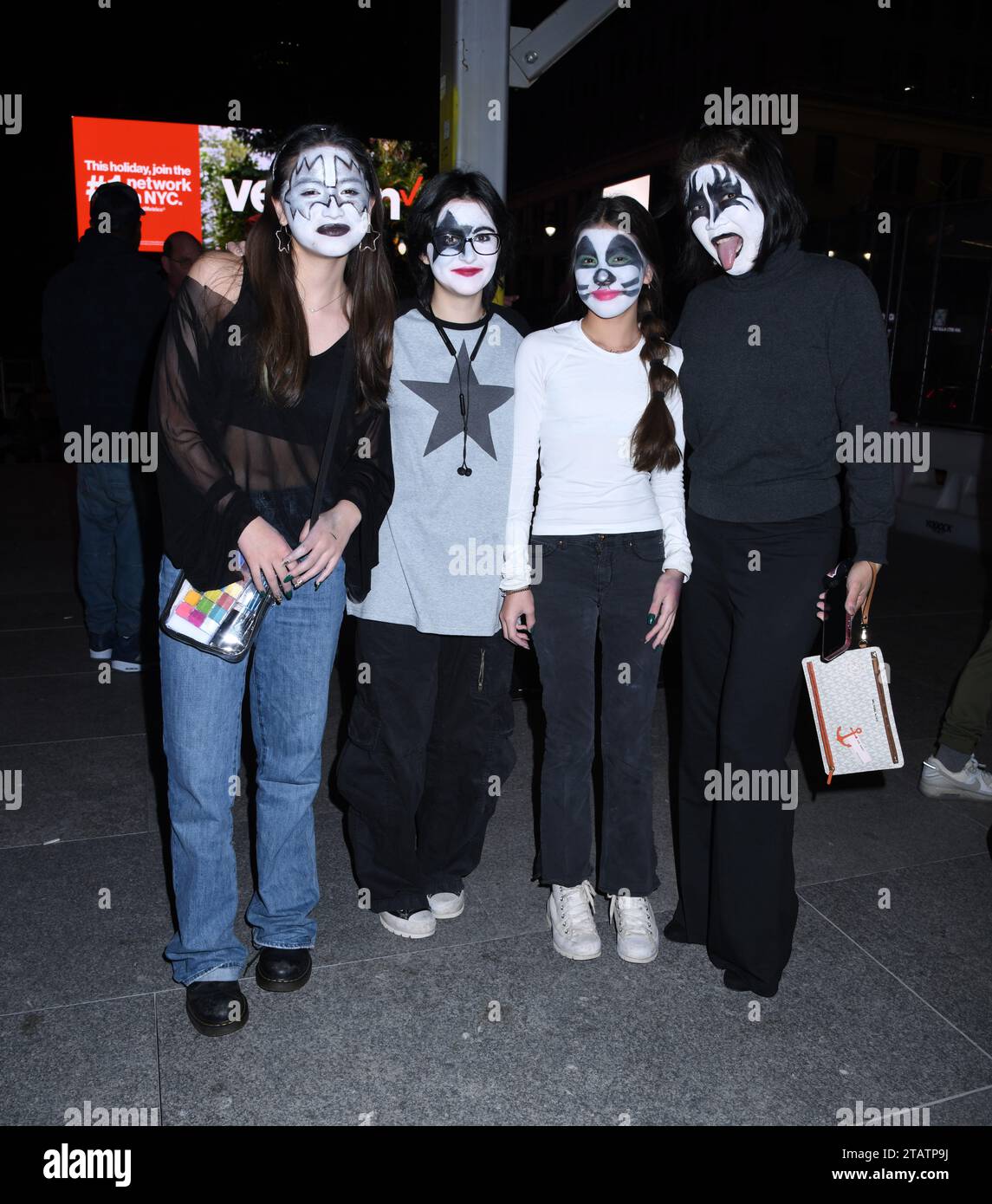 December 2, 2023, New York, New York, USA: Kiss Fans attend the final ...