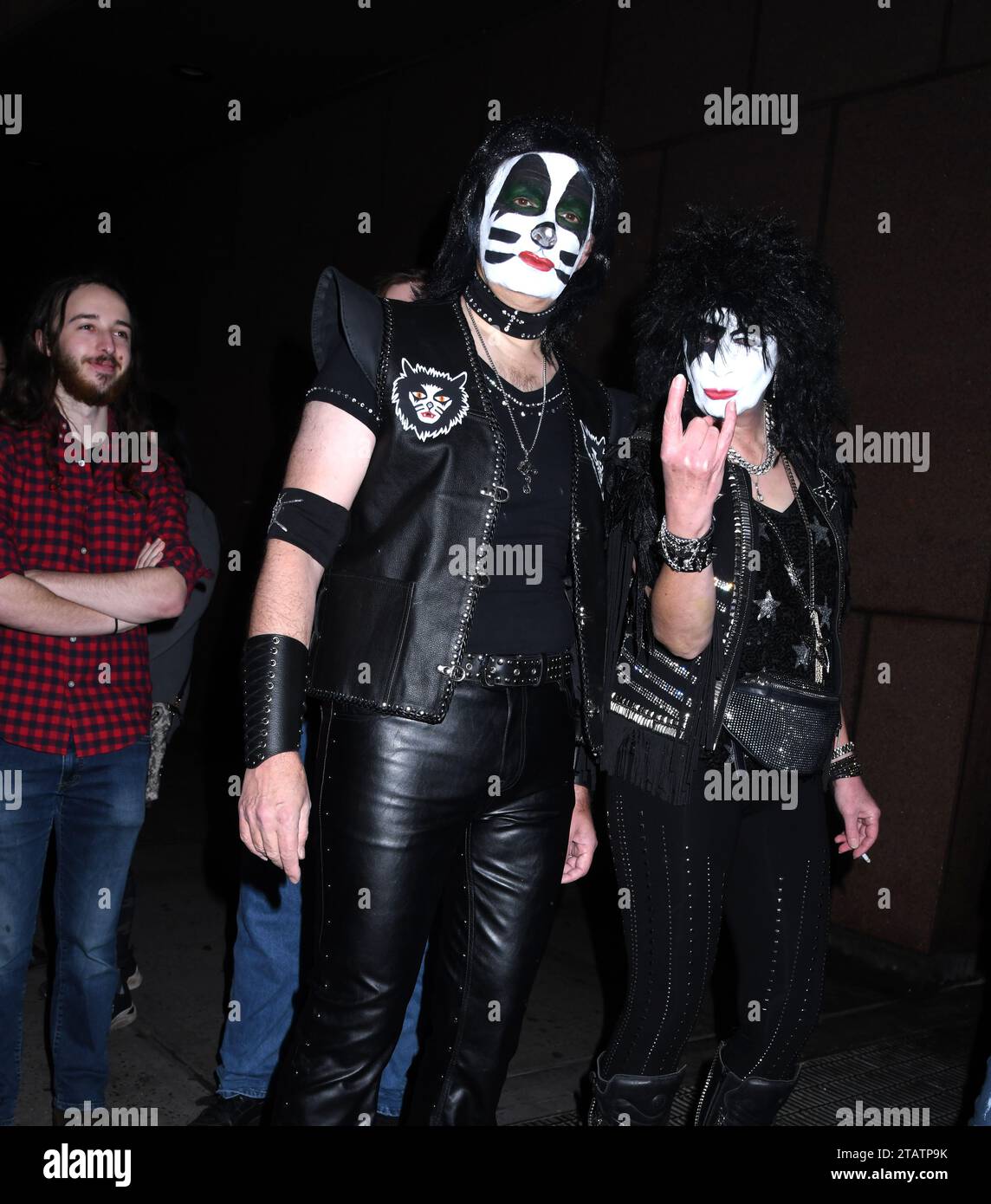 December 2, 2023, New York, New York, USA: Kiss Fans attend the final ...