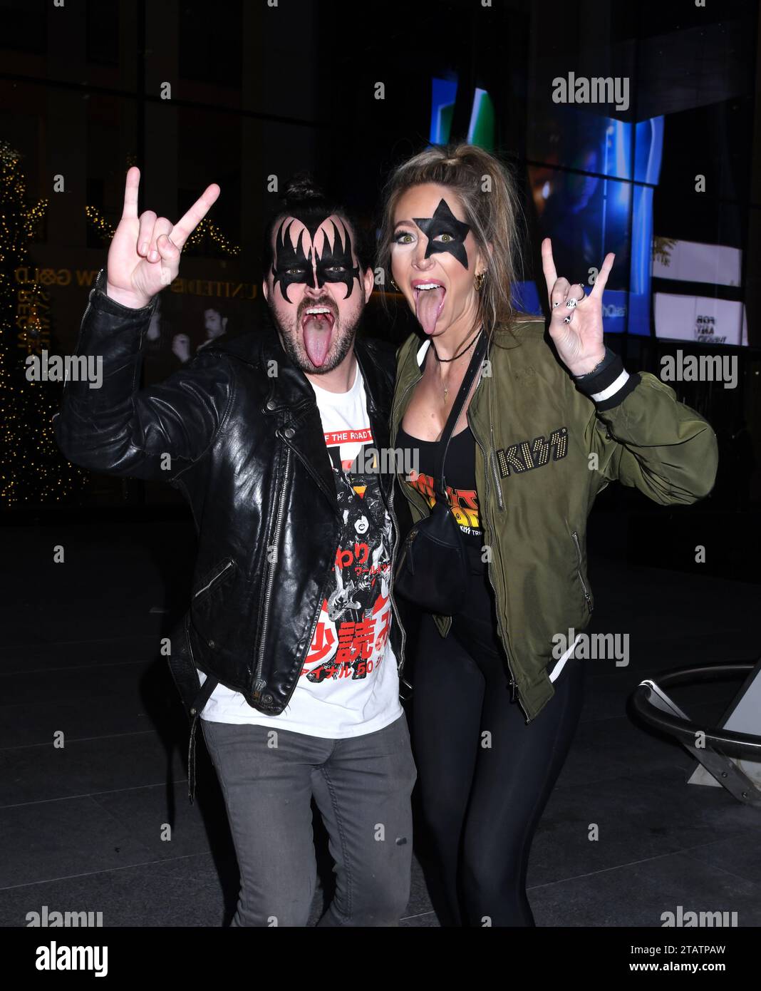 December 2, 2023, New York, New York, USA: Kiss Fans attend the final ...