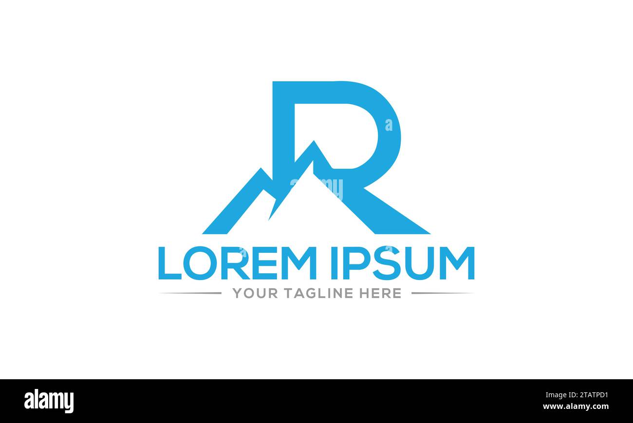 Mountain Logo Design Unique and Modern Logo Design Stock Vector Image ...
