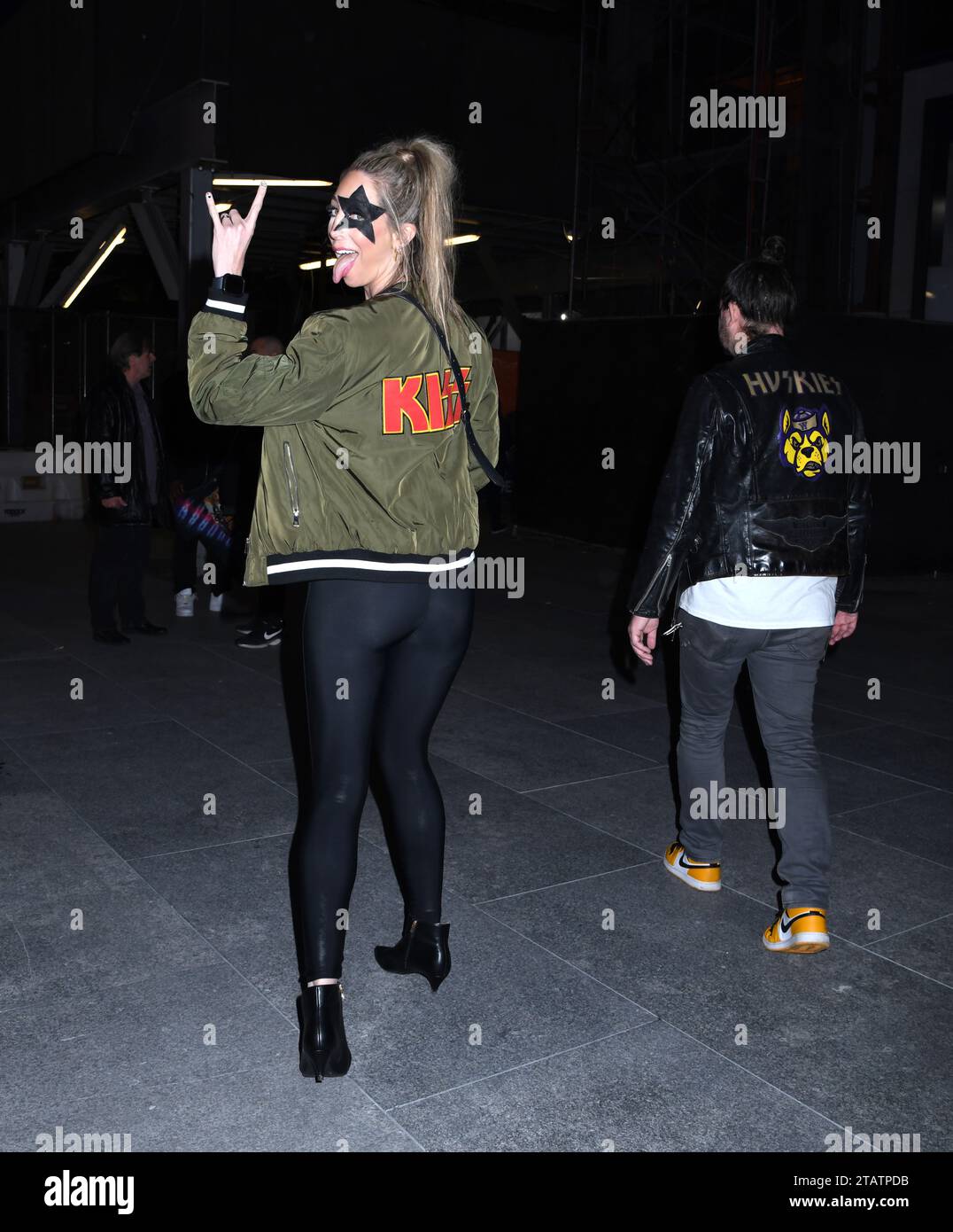 December 2, 2023, New York, New York, USA: Kiss Fans attend the final ...