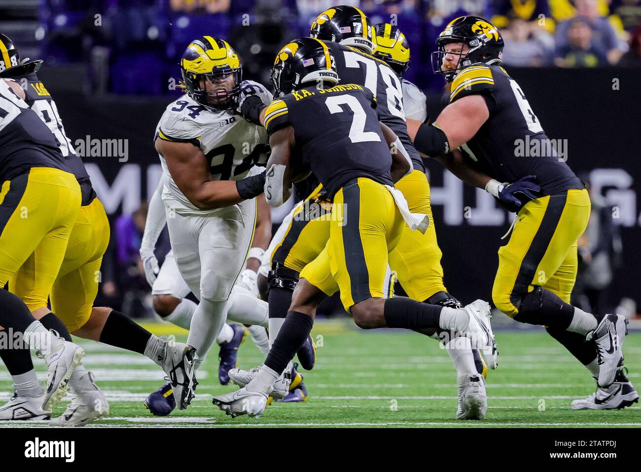 Indianapolis, Indiana, USA. 2nd Dec, 2023. Michigan Wolverines ...