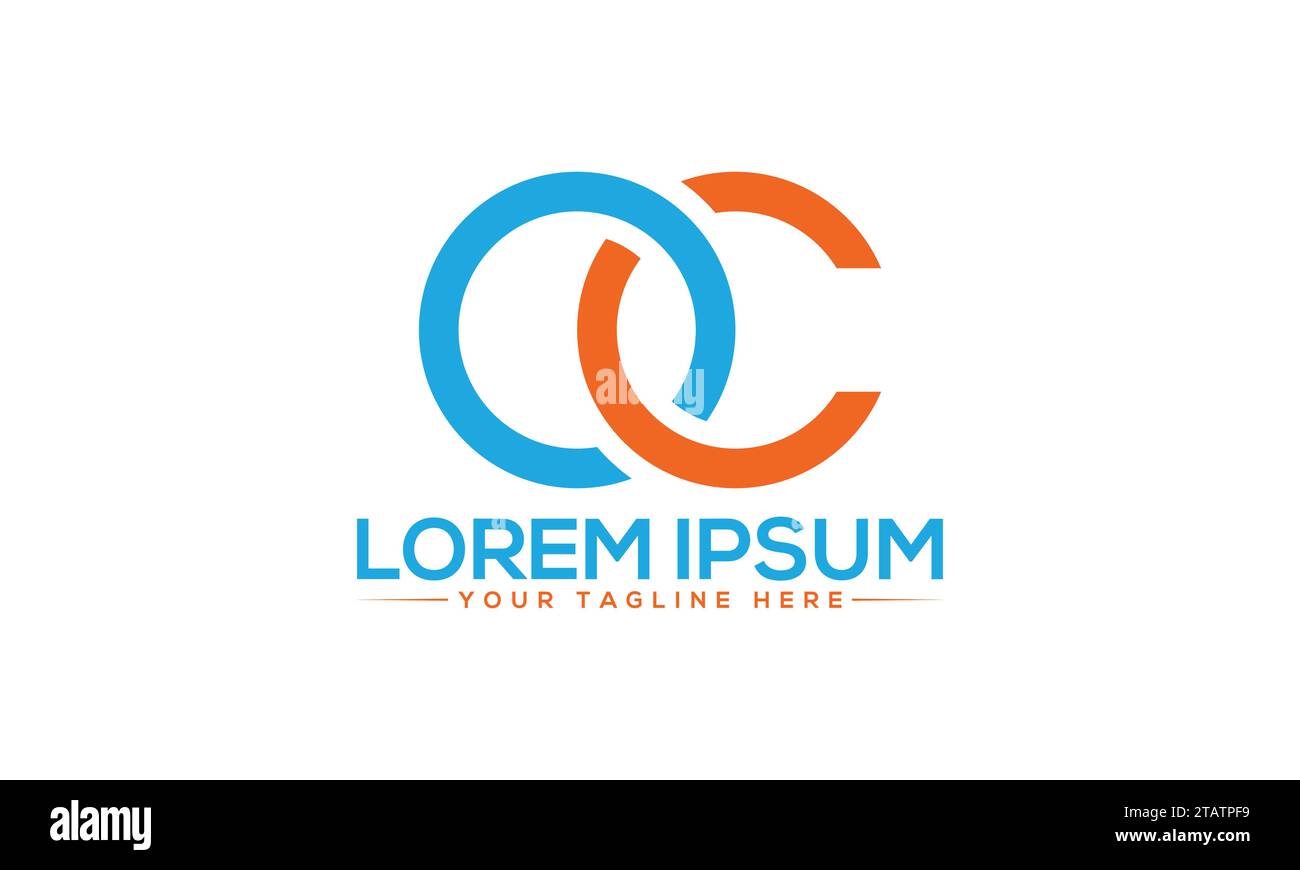 OC Letter Logo Design. Creative and Professional Logo Design Stock ...