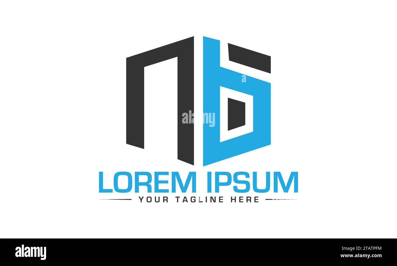 NB Letter Logo Design. Creative and Professional Logo Design Stock ...