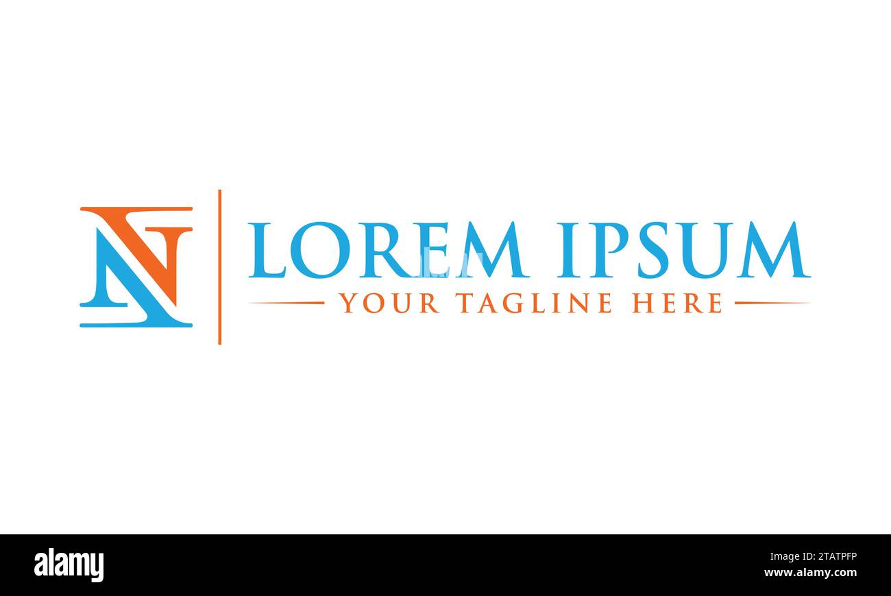 N Logo Design Creative and Unique Logo Design Stock Vector Image & Art ...