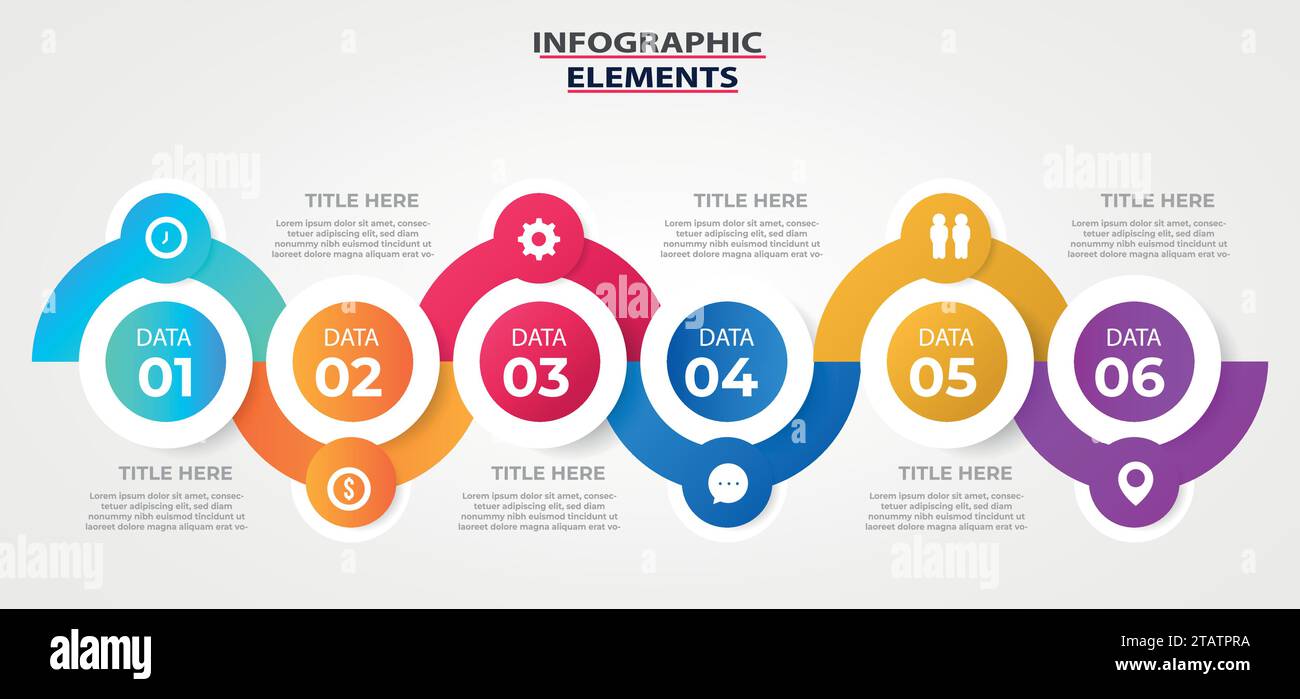 Vector origami flow chart infographic hi-res stock photography and ...