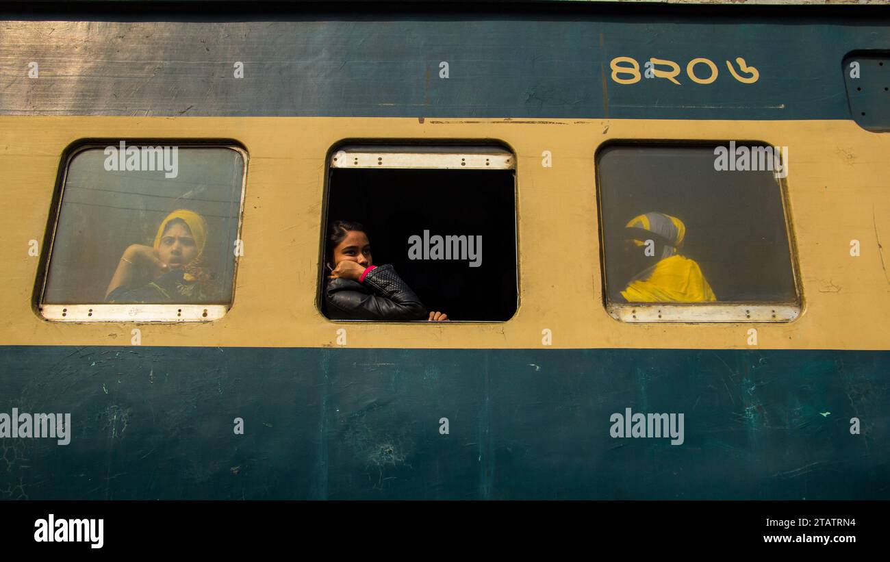 Bishwa Ijtema Journey by the Train, This image was captured on February ...