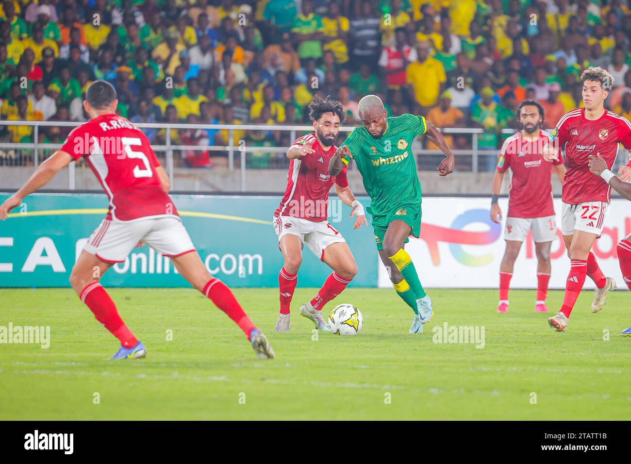 DAR ES SALAAM, TUNISIA – DECEMBER 2: PACOME PEODOH ZOUZOUA of Young ...