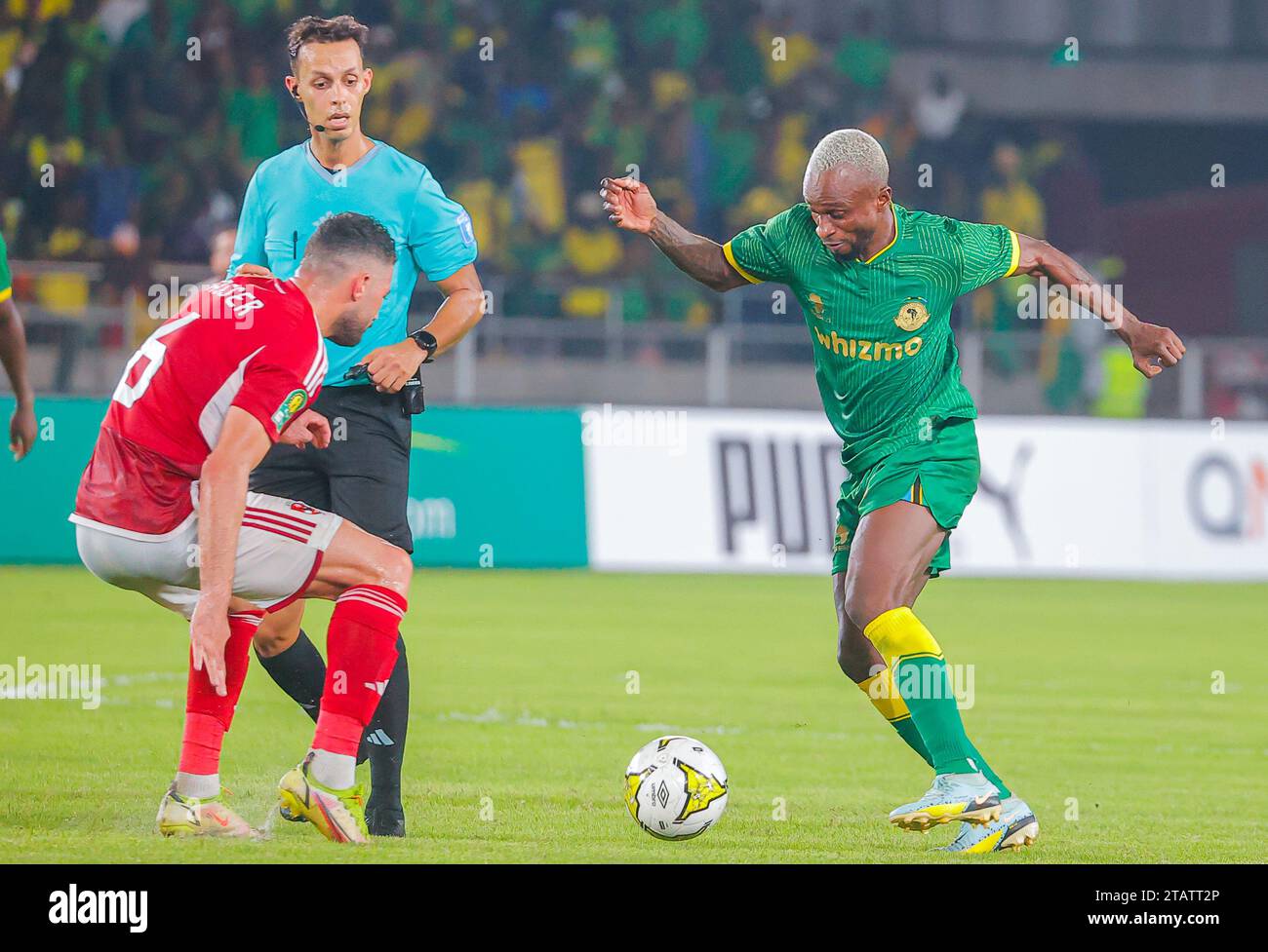 DAR ES SALAAM, TUNISIA – DECEMBER 2: PACOME PEODOH ZOUZOUA of Young ...