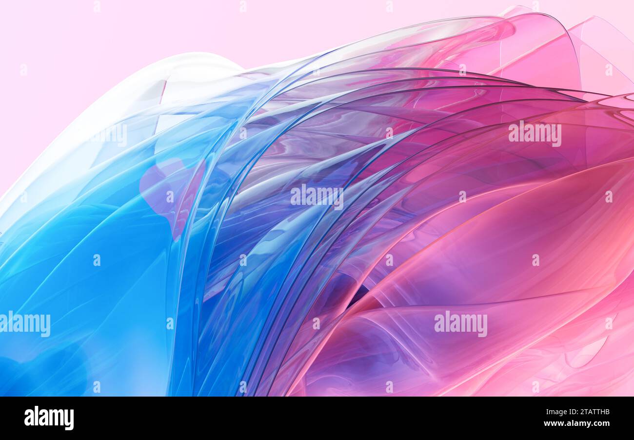 Abstract gradient glass background, 3d rendering. 3d illustration Stock ...