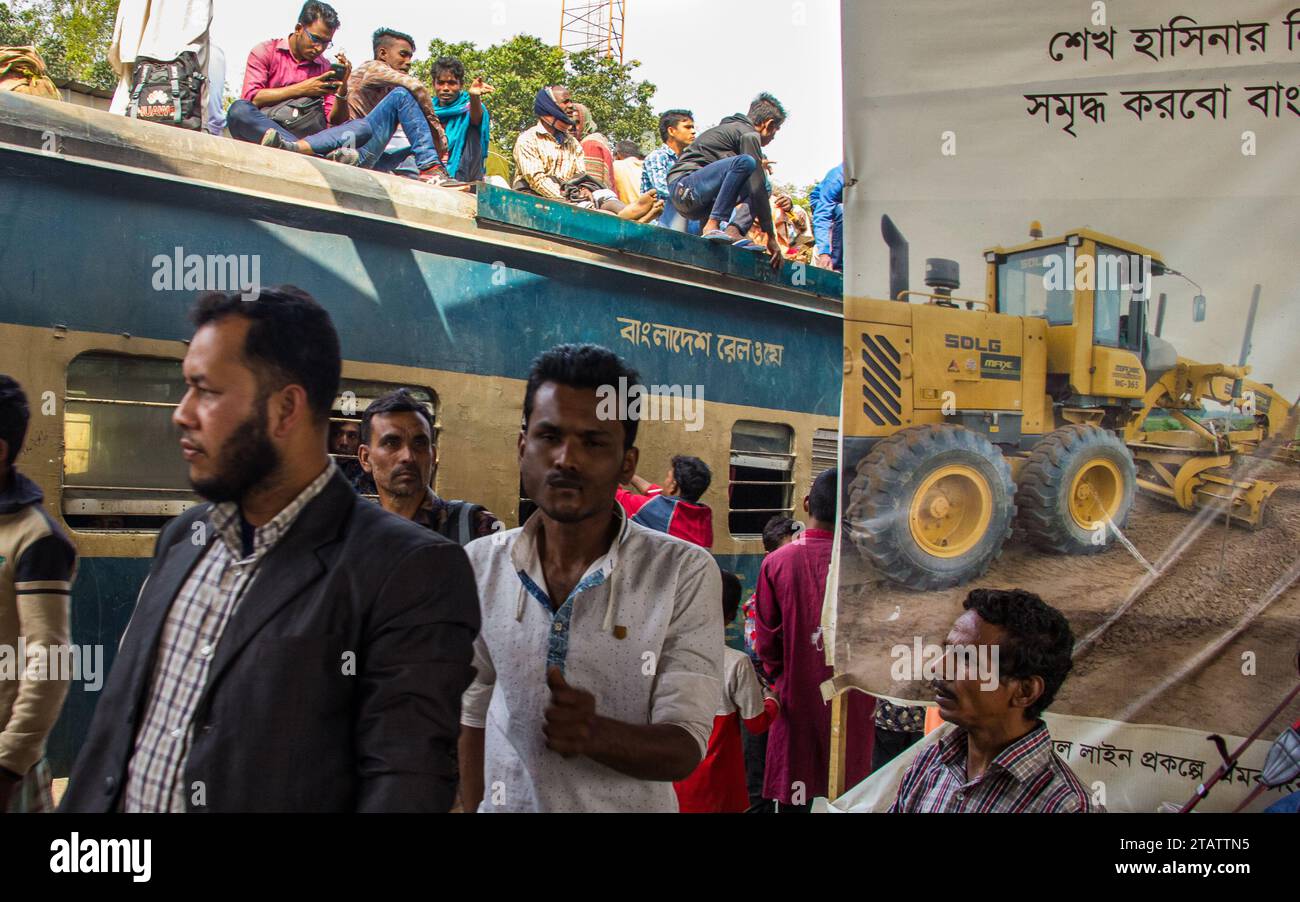 Bishwa Ijtema Journey by the Train, This image was captured on February ...