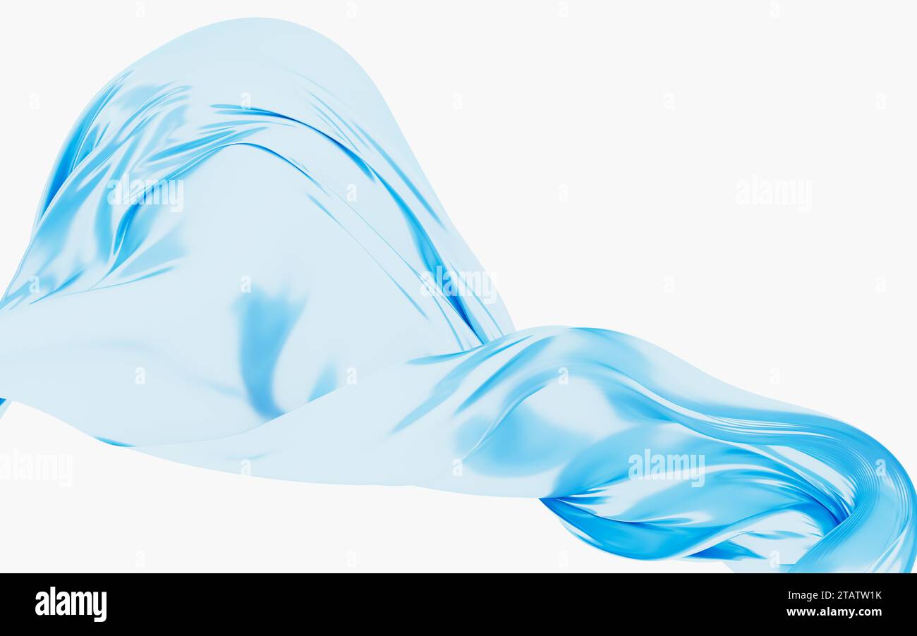 Abstract silk fabric design element, silk background, 3d rendering. 3d ...