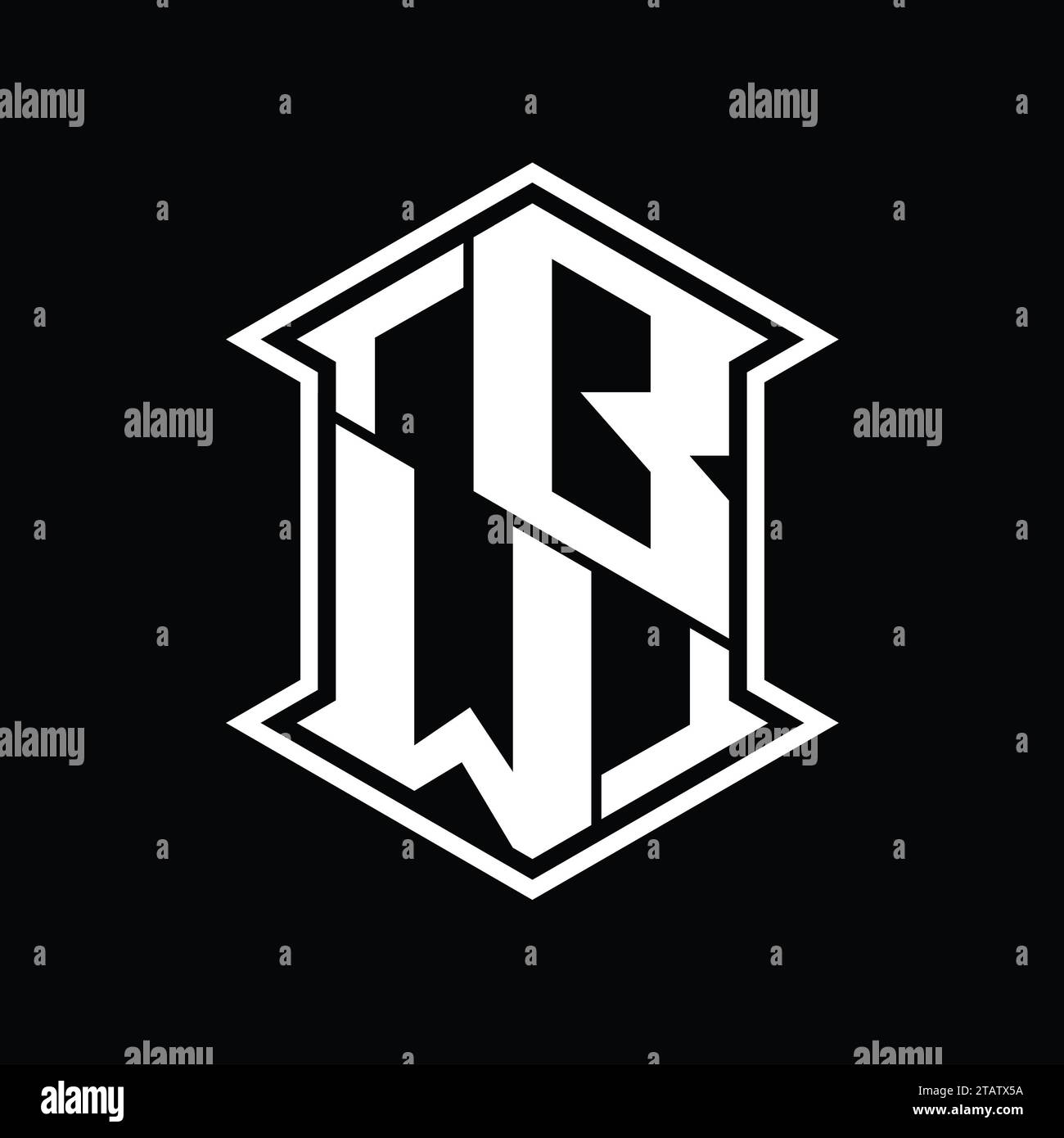 Bw gaming letters hi-res stock photography and images - Alamy