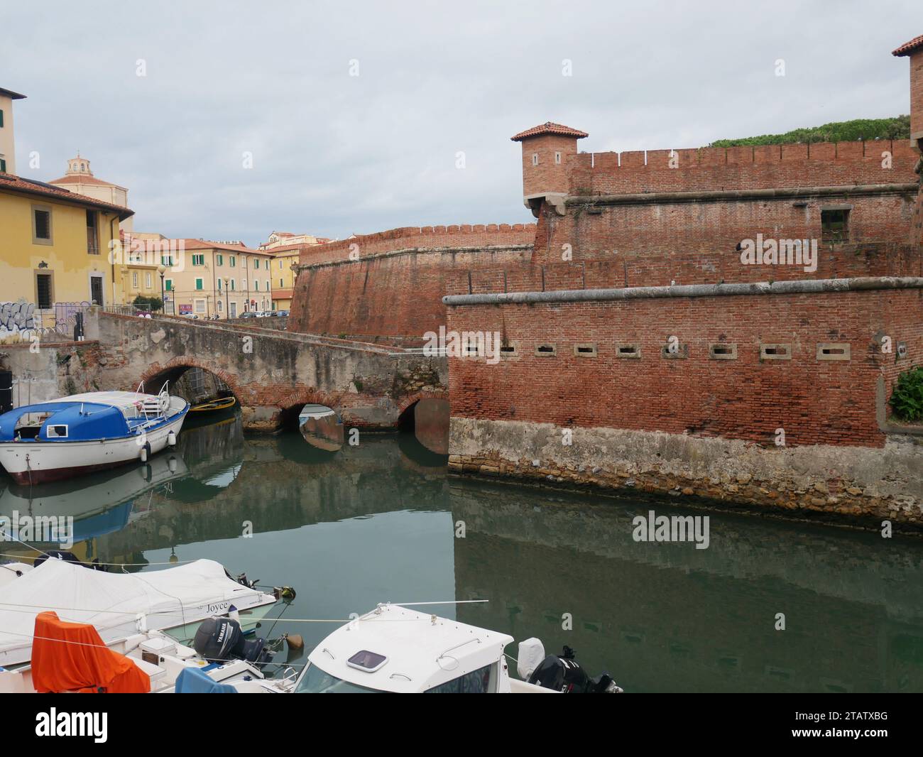 Livorno, Tuscany, Italy. Fortezza Nuova/New fortress Stock Photo - Alamy