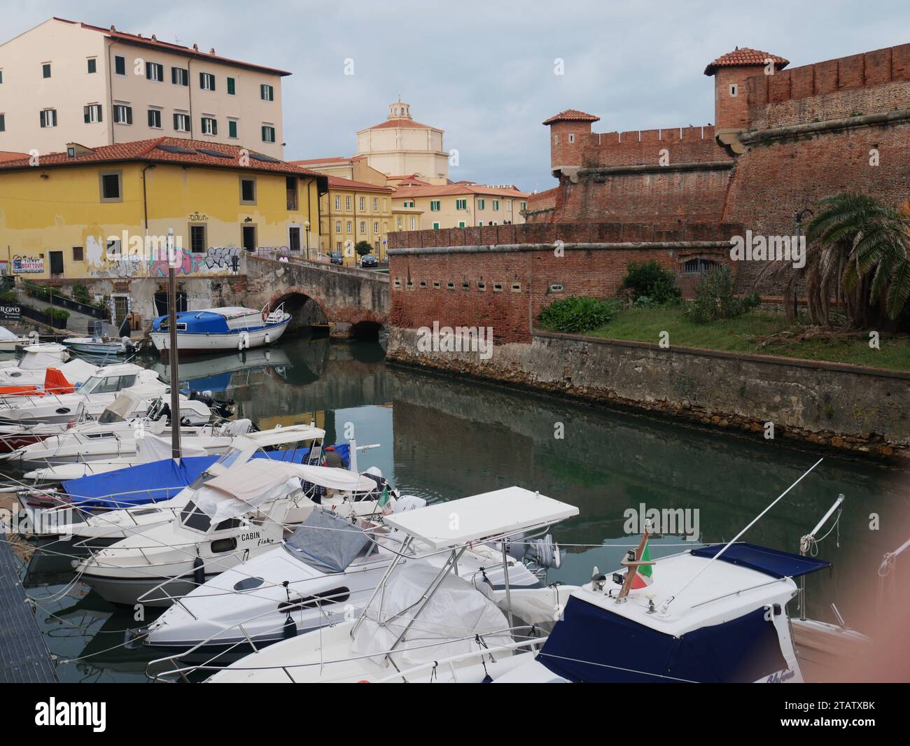 Livorno, Tuscany, Italy. Fortezza Nuova/New fortress Stock Photo - Alamy