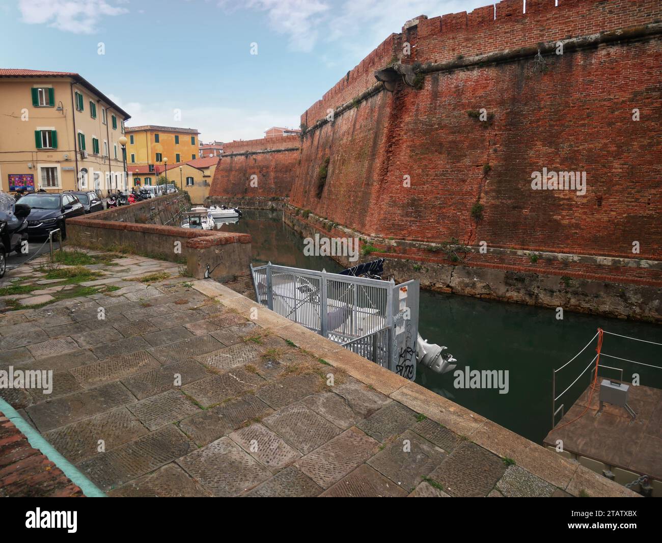 Livorno, Tuscany, Italy. Fortezza Nuova/New fortress Stock Photo - Alamy