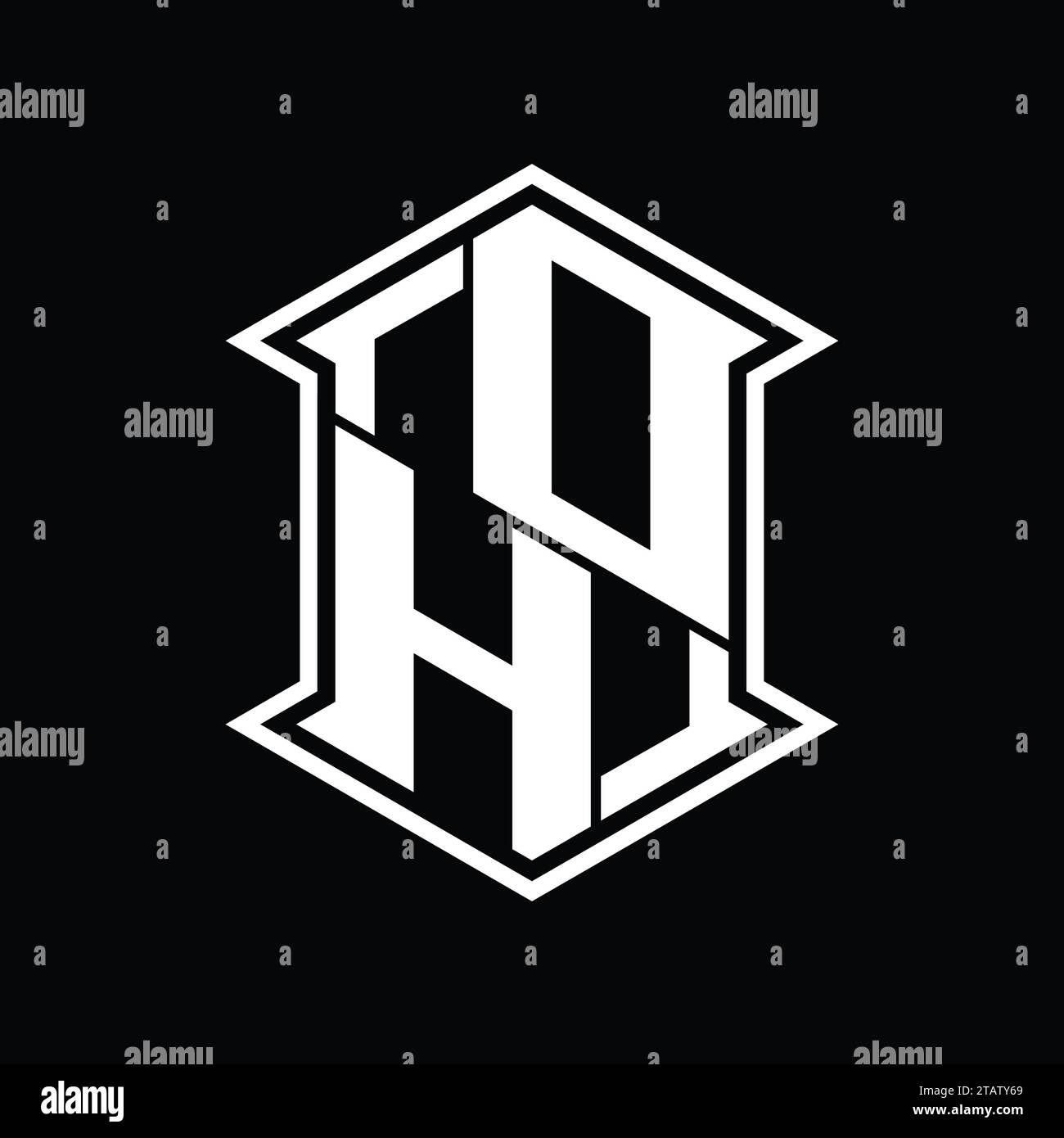 Oh monogram hi-res stock photography and images - Alamy