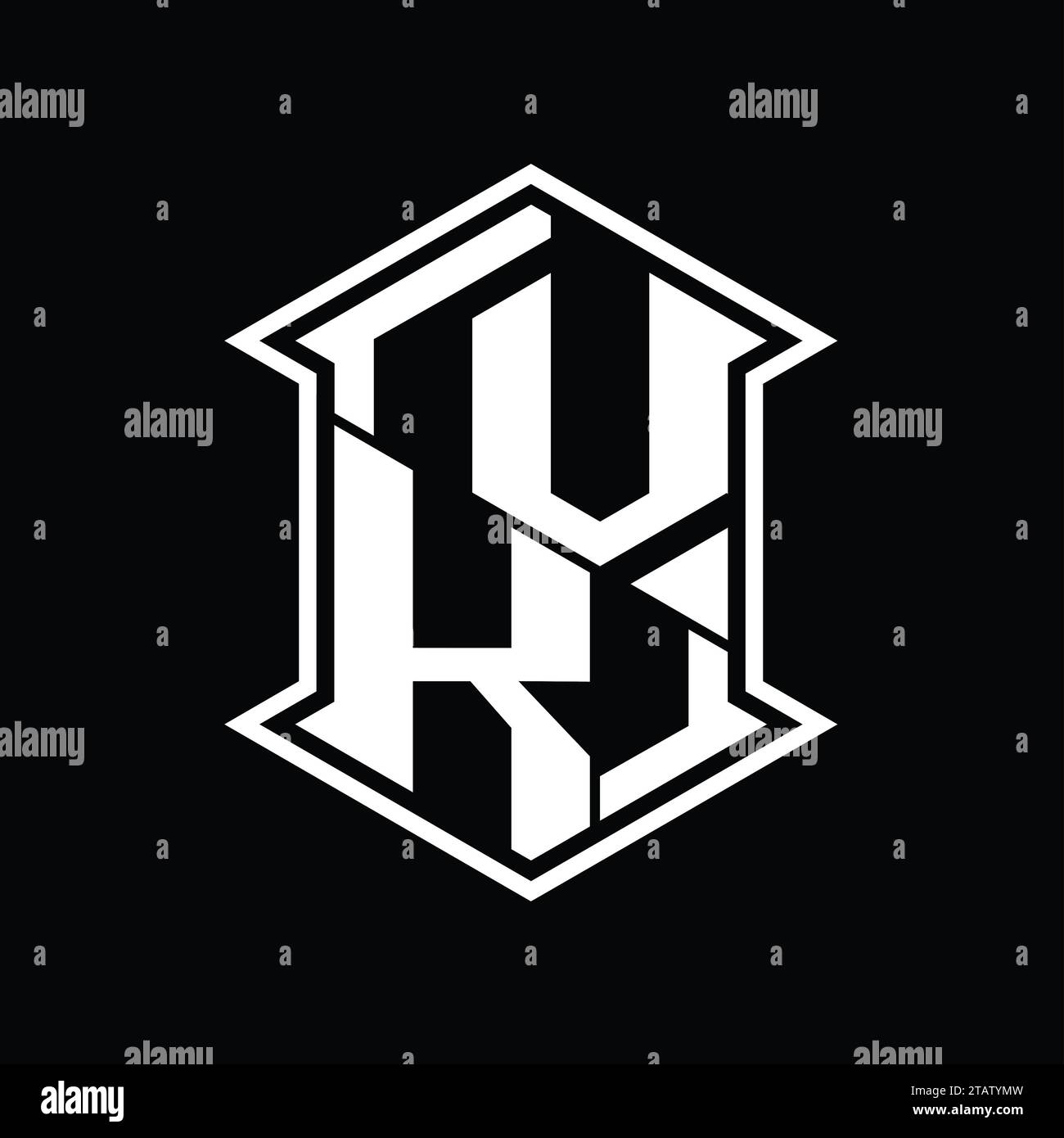 Vk letter logo hi-res stock photography and images - Alamy