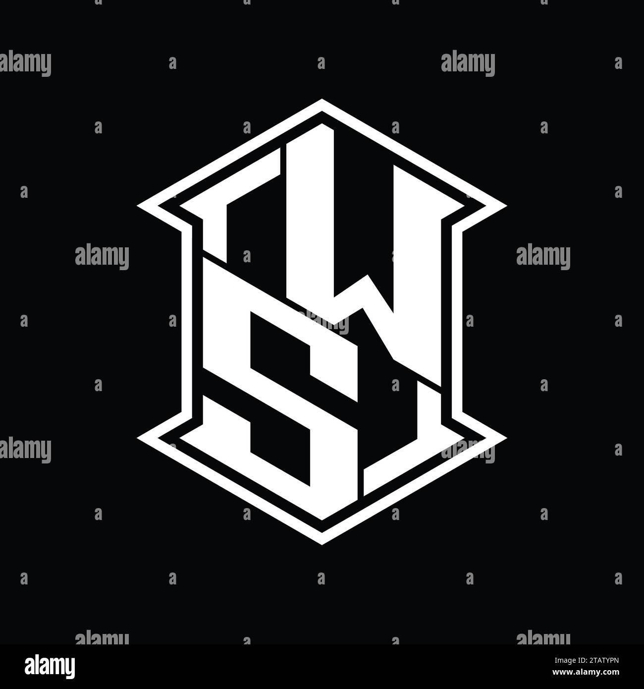 Ws gaming logo hi-res stock photography and images - Alamy