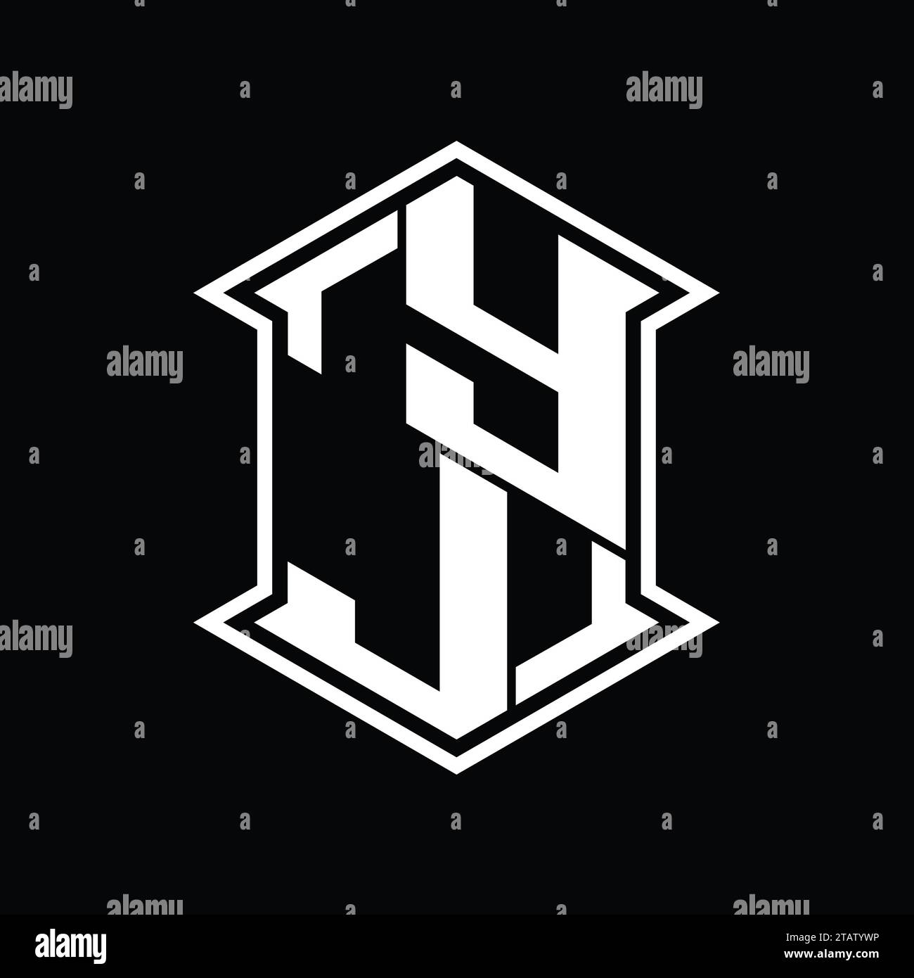 Yj gaming logo hi-res stock photography and images - Alamy