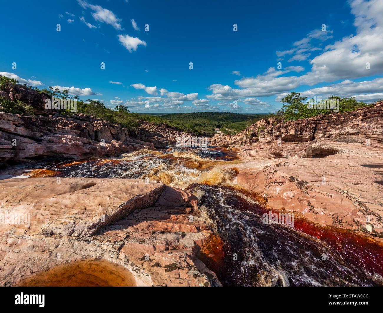 Serene rocky river flowing through hi-res stock photography and images ...
