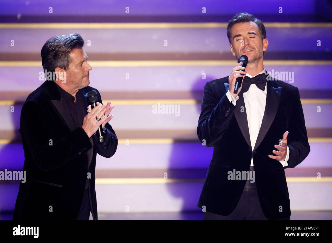 Thomas Anders und Florian Silbereisen in der ARD TV-Show Das ...