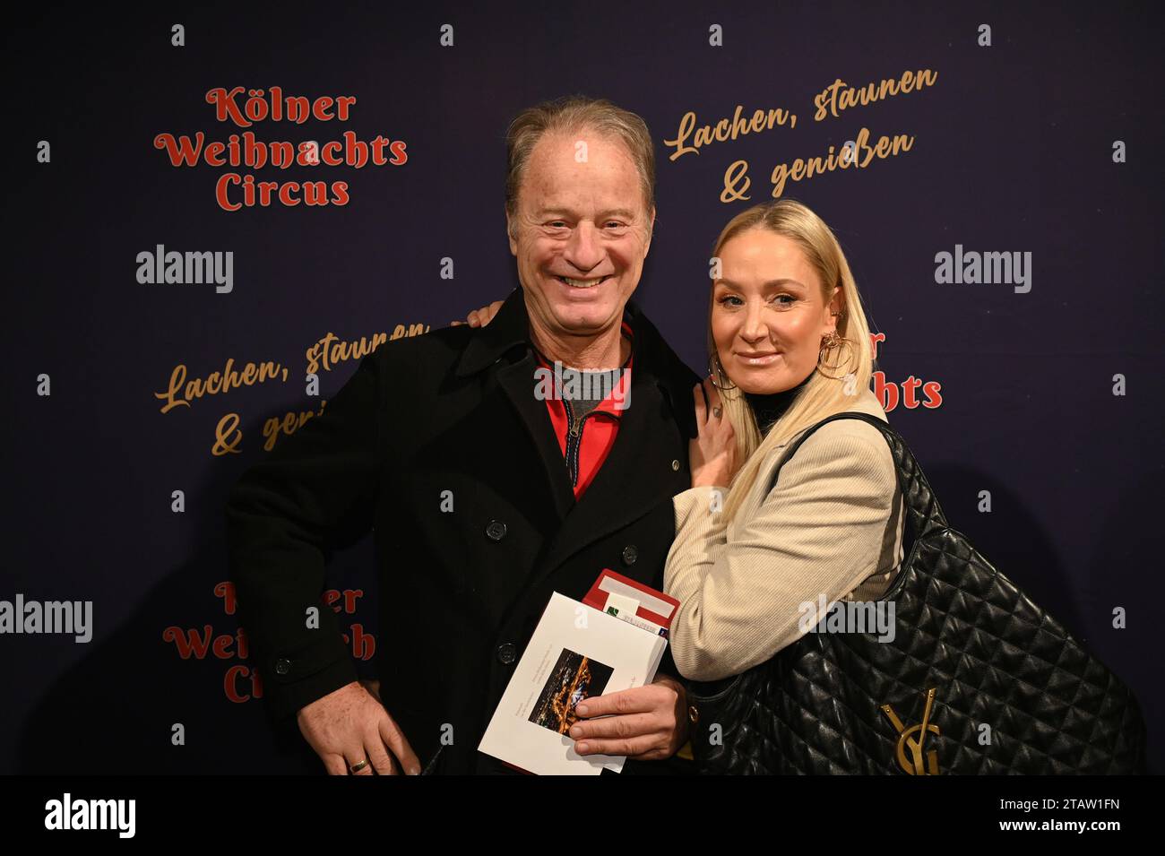Cologne, Germany. 02nd Dec, 2023. Comedian Tom Gerhardt and actress ...