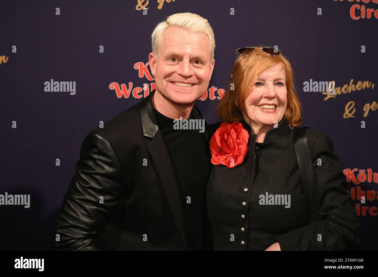 Cologne, Germany. 02nd Dec, 2023. Presenter Guido Cantz and actress ...