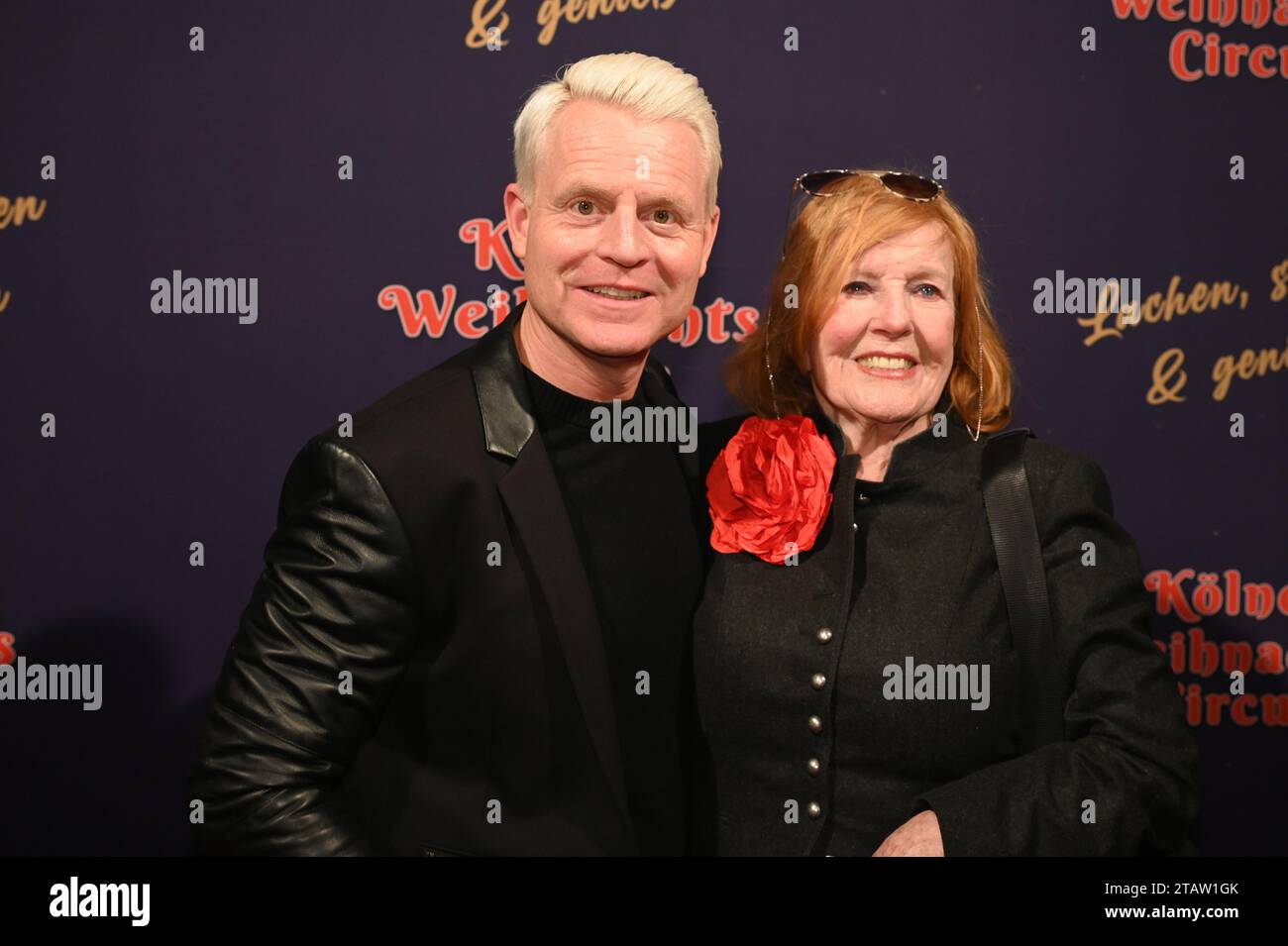 Cologne, Germany. 02nd Dec, 2023. Presenter Guido Cantz and actress ...