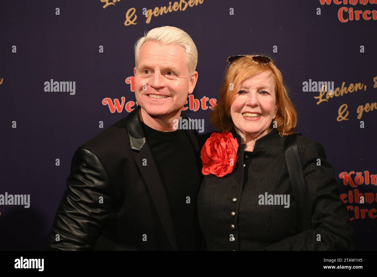 Cologne, Germany. 02nd Dec, 2023. Presenter Guido Cantz and actress ...