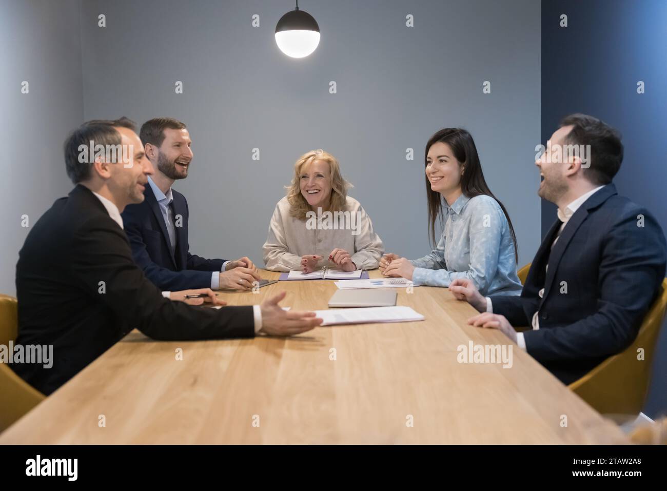 Corporate managers with shareholders hi-res stock photography and images - Alamy