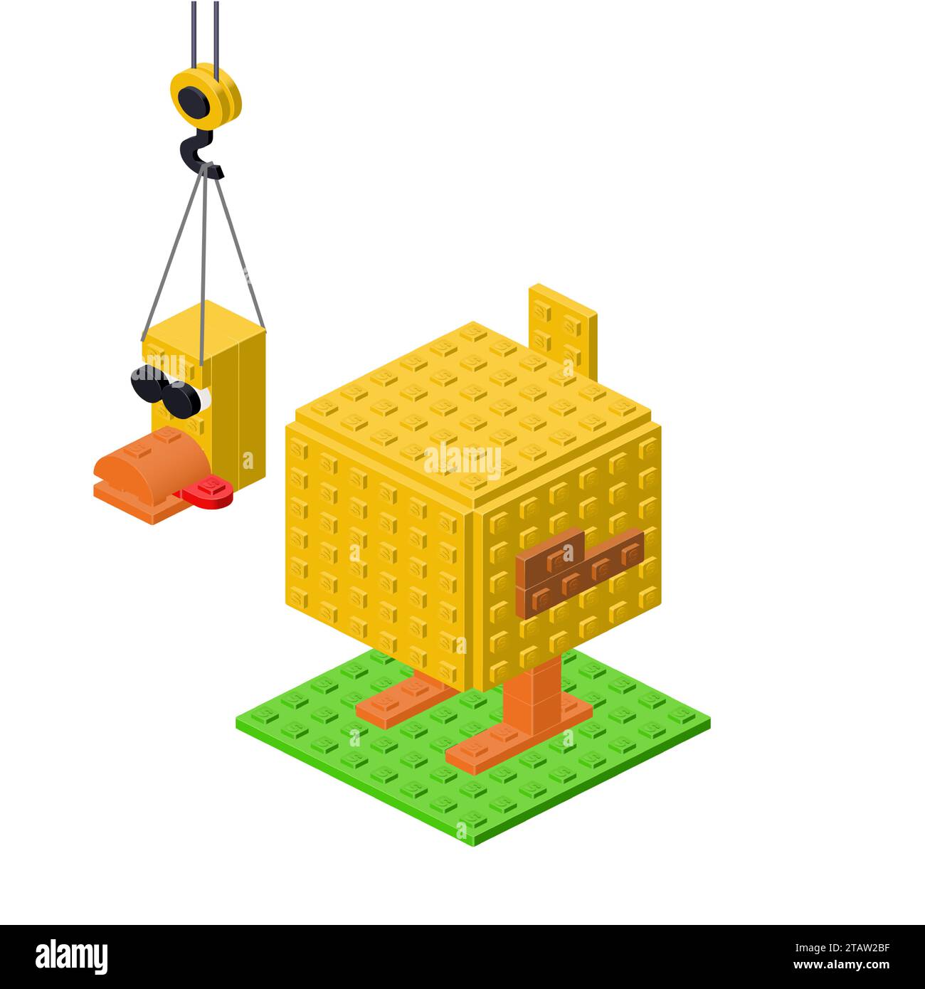 Duck meat production concept. Vector Stock Vector Image & Art - Alamy