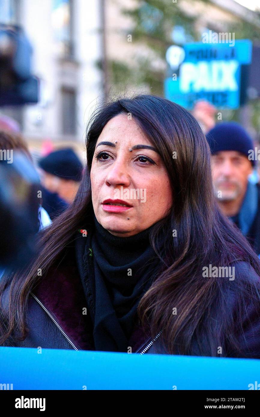 Paris, France. 02nd Dec, 2023. Hala Abou Hassira, Ambassador of ...
