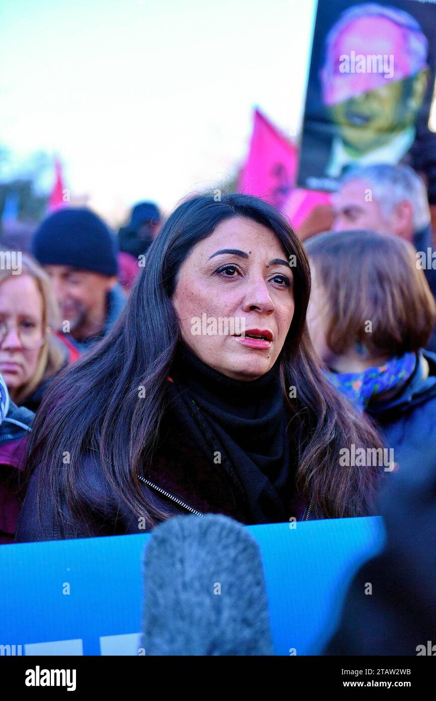 Paris, France. 02nd Dec, 2023. Hala Abou Hassira, Ambassador of ...